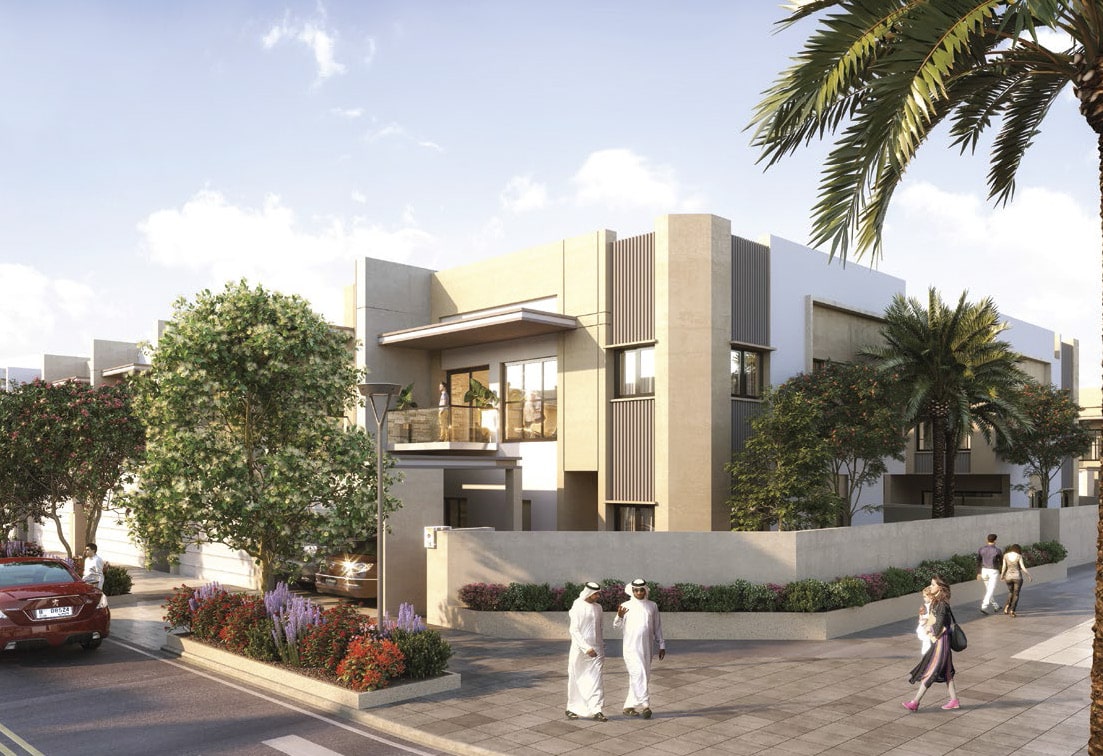 Mag Eye Townhouses at DIstrict 7 - in MBR City — For Sale in Dubai